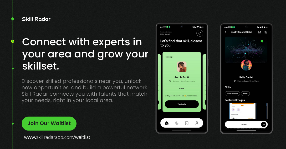 Skill Radar - Connecting Skills, Empowering Opportunities